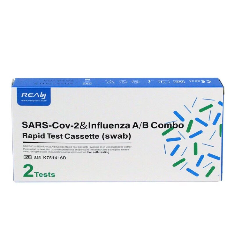 TEST COVID19 Y GRIPE A Y B | NASAL | REALY TECH | Global Medics